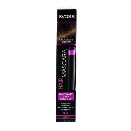 Colorant de par temporar tip mascara, Syoss, 16 ml Chocolate Brown ...