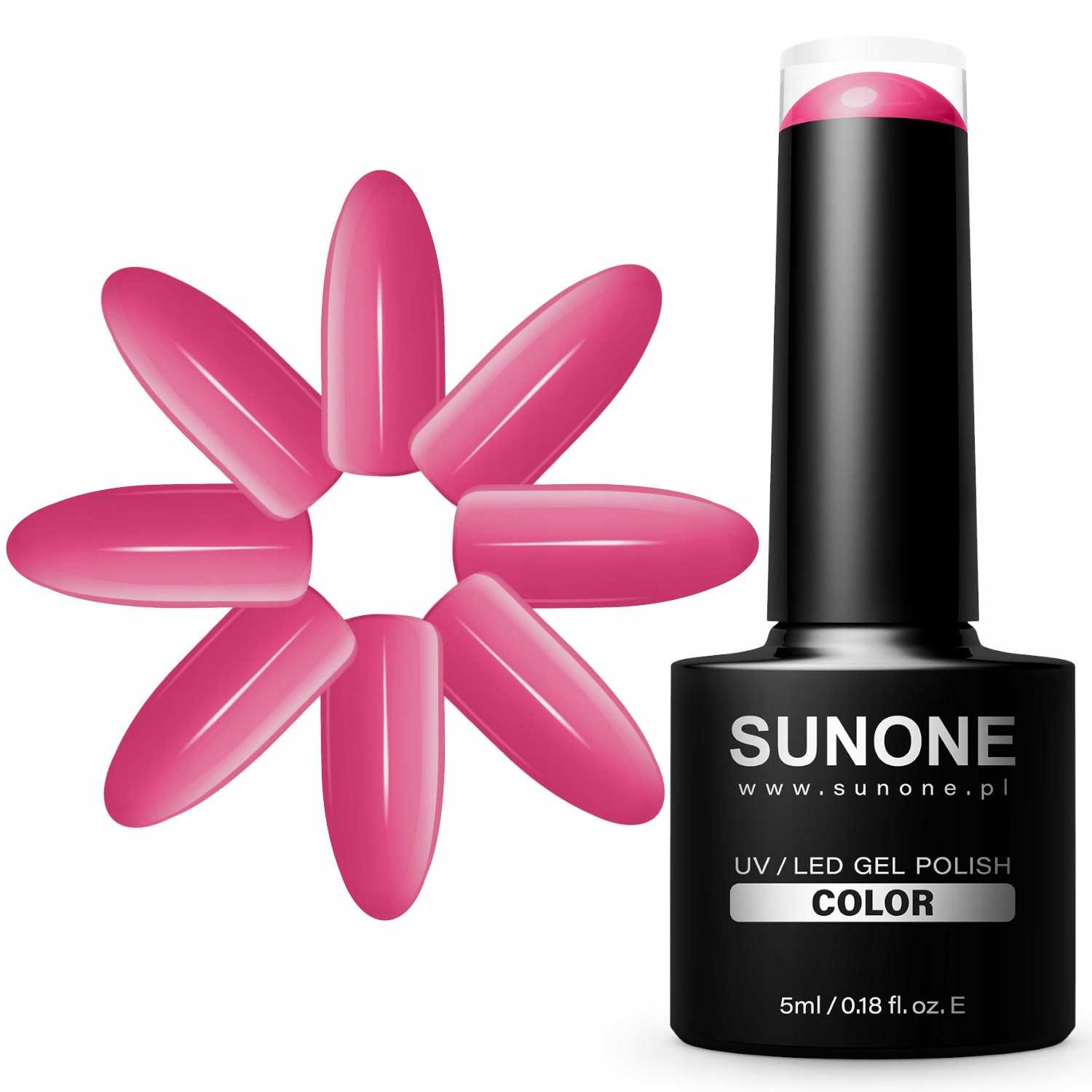 Oja semipermanenta Sunone, UV/LED Gel, R16 Reve, Roz, 5 ml - eMAG.ro