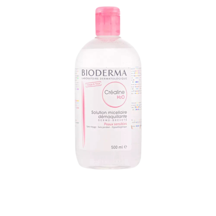 Мицеларна вода за чувствителна кожа Bioderma, Crealine H2O, 500 мл ...