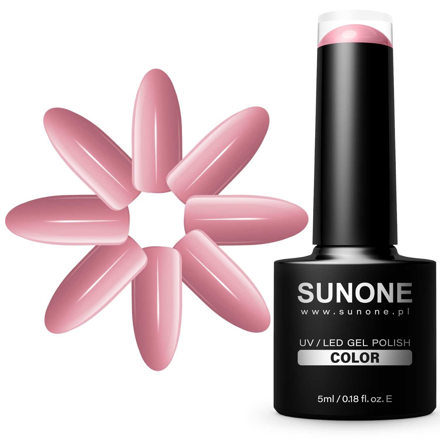 Oja semipermanenta Sunone, UV/LED Gel, B13 Bibi, Roz, 5 ml - eMAG.ro