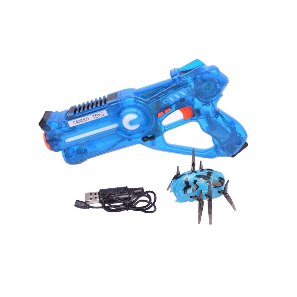 Set pistol cu raze infrarosii si paianjen Regency Toys, Plastic ...