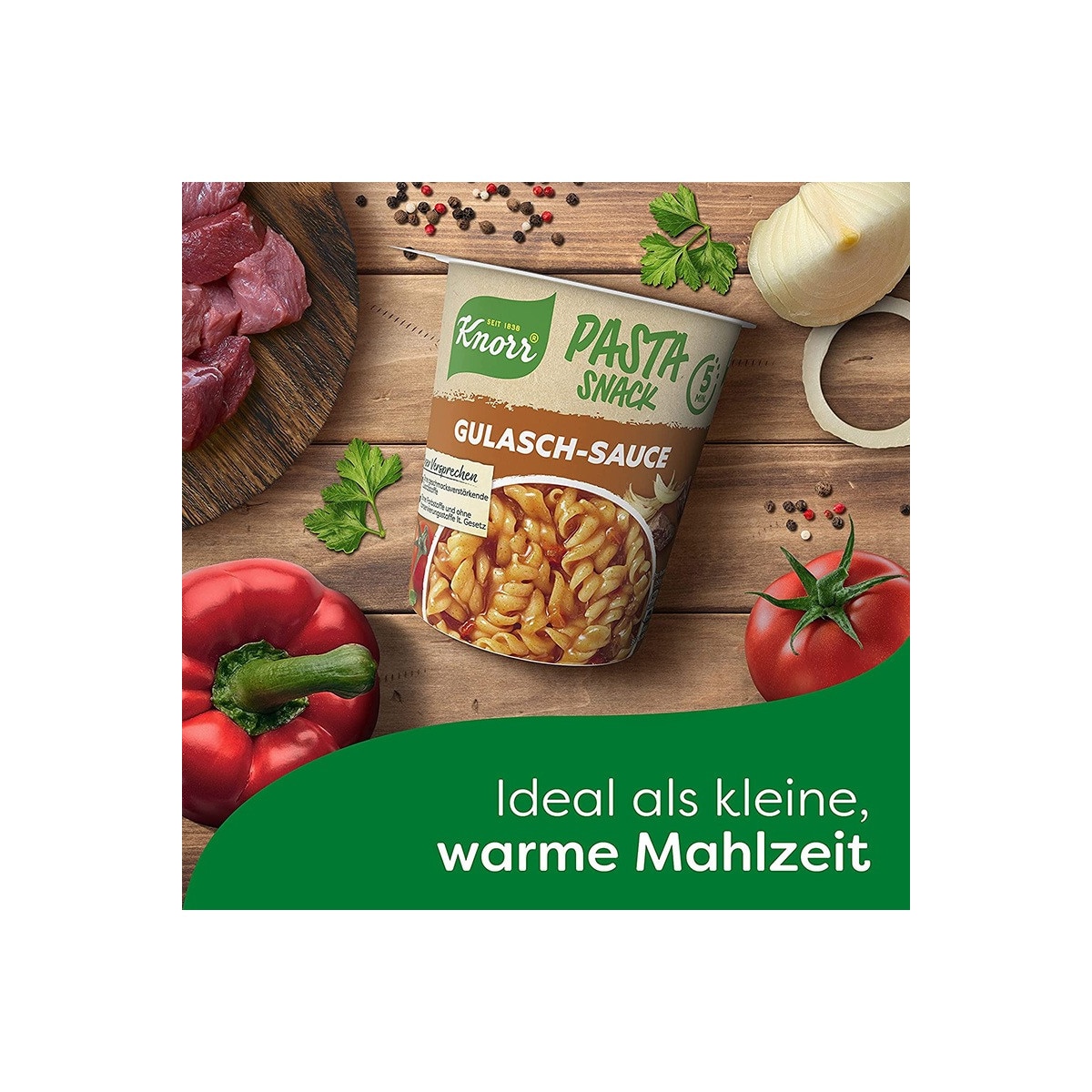 Paste Snack, Instant, Sos Gulash, 60 g, Knorr - eMAG.ro