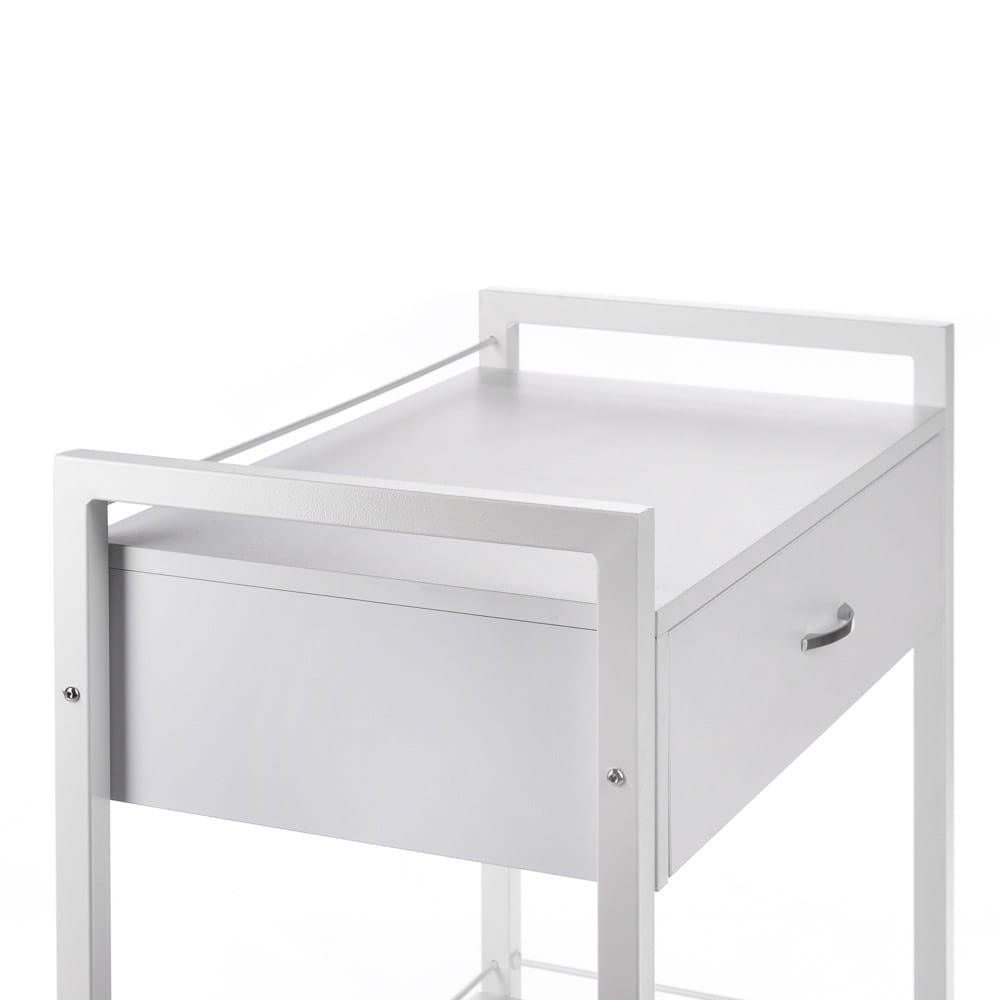 Dulap cosmetic NG-ST026, BS, Metal/Lemn, 80x63 cm, Alb - eMAG.ro
