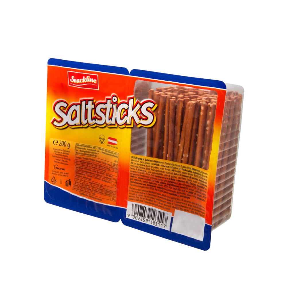Sticksuri cu Sare Snackline, 200 g - eMAG.ro