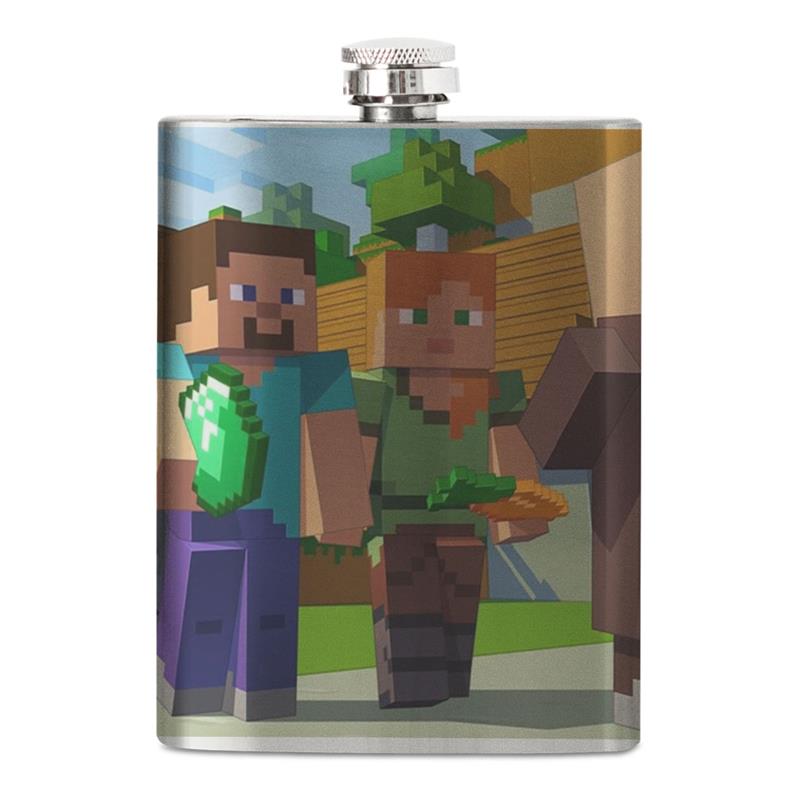 Minecraft 28 fém laposüveg flaska - eMAG.hu