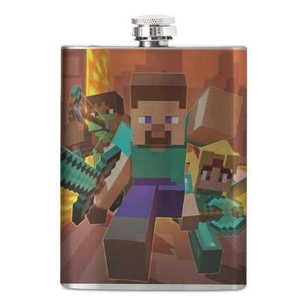 Minecraft 26 fém laposüveg flaska - eMAG.hu
