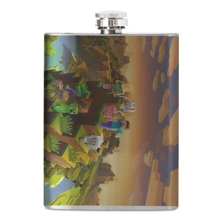 Minecraft 37 fém laposüveg flaska - eMAG.hu