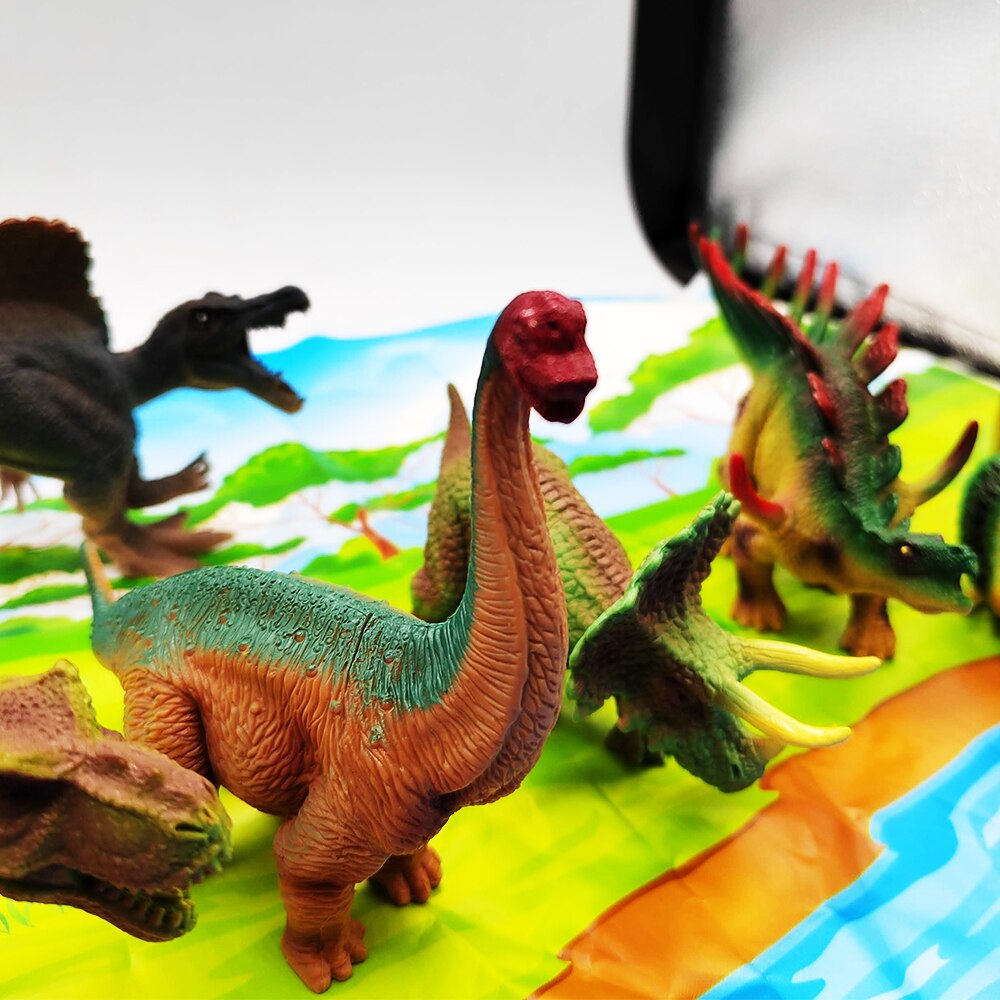 Set figurine animale preistorice, Dinosaur Playset, 7 bucati - eMAG.ro