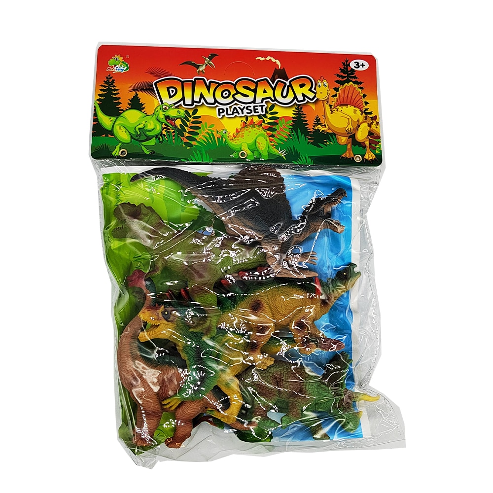 Set figurine animale preistorice, Dinosaur Playset, 7 bucati - eMAG.ro