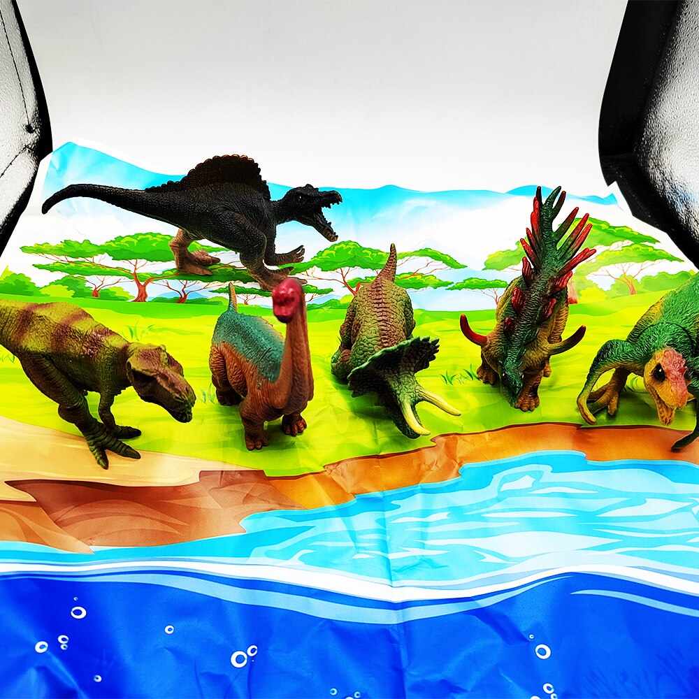 Set figurine animale preistorice, Dinosaur Playset, 7 bucati - eMAG.ro