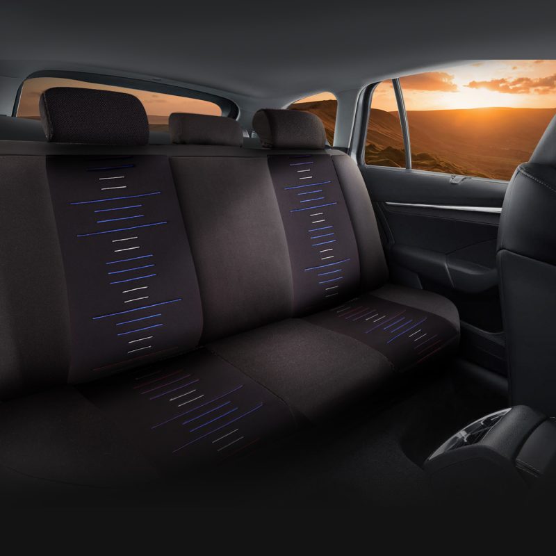 Set Huse scaune Sportex Blue Edition - pentru Dacia Duster II (2018 ...