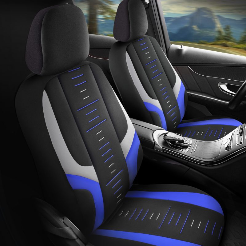 Set Huse scaune Sportex Blue Edition - pentru Dacia Duster II (2018 ...