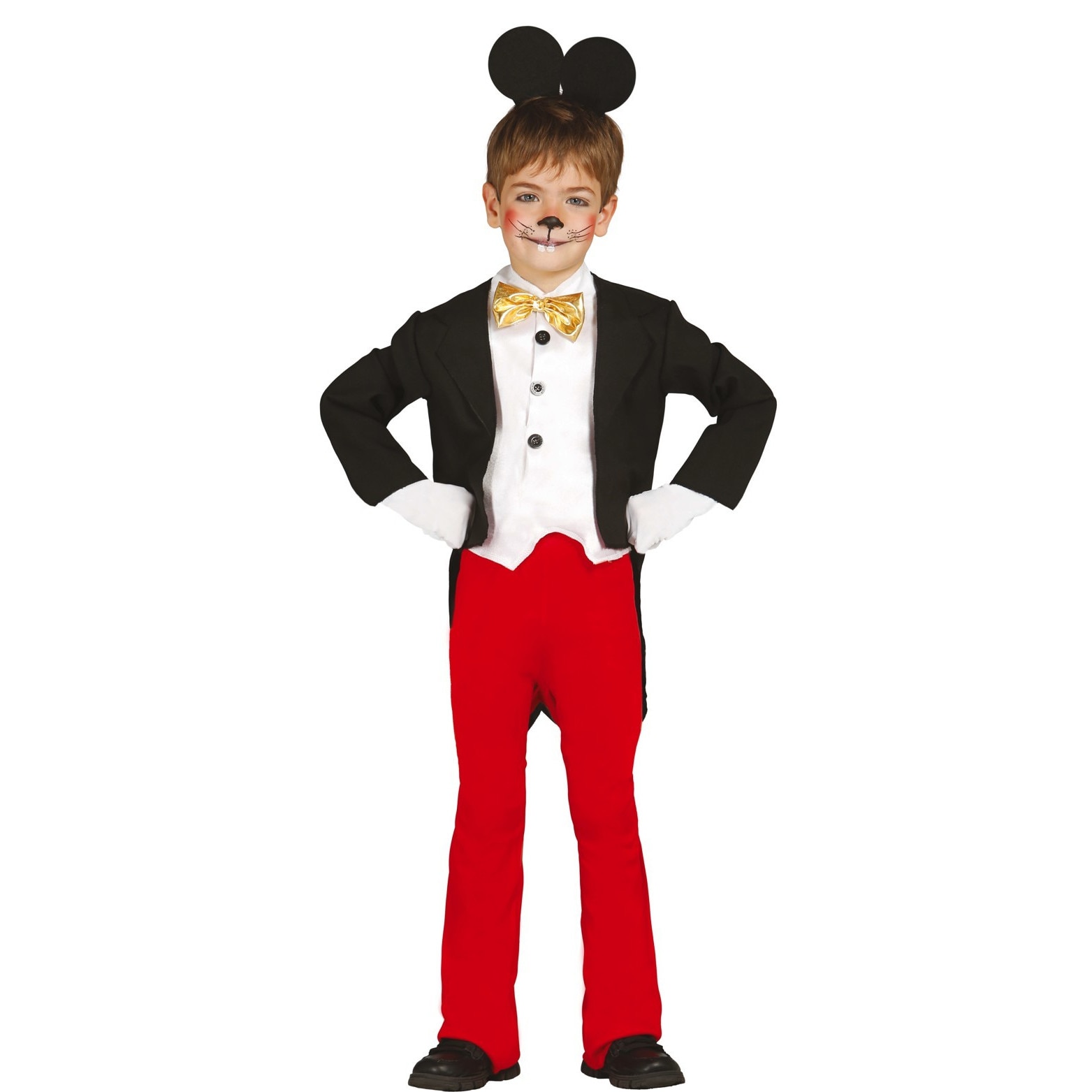 Costum de soricel Mickey, pentru copii, marime 5-6 ani - eMAG.ro
