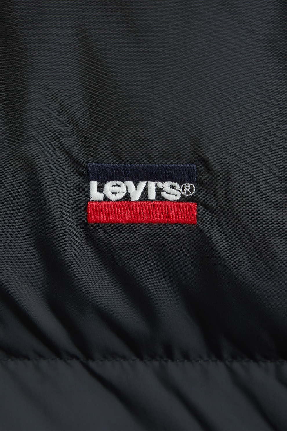 Levi's, Geaca matlasata cu gluga detasabila, Negru, XL - eMAG.ro