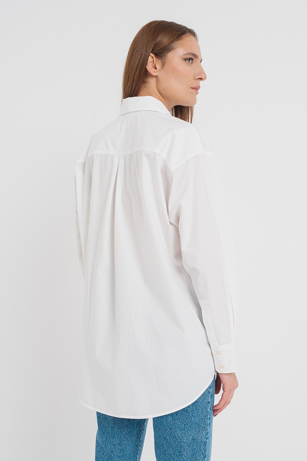 Levi's, Риза Nola с джоб и свободна кройка, Бял, M - eMAG.bg