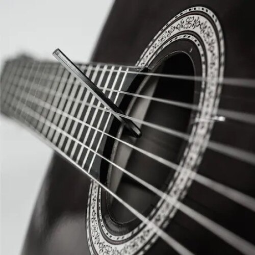 Set chitara acustica 40'' Smiger 4/4 Cutaway albastra cu husa, acordor, pene si curea - eMAG.ro