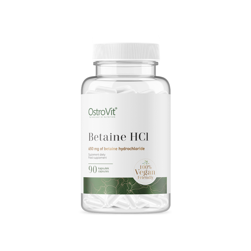 Хранителна добавка Ostrovit Betaine Hcl Веган 90 Капсули Emag Bg