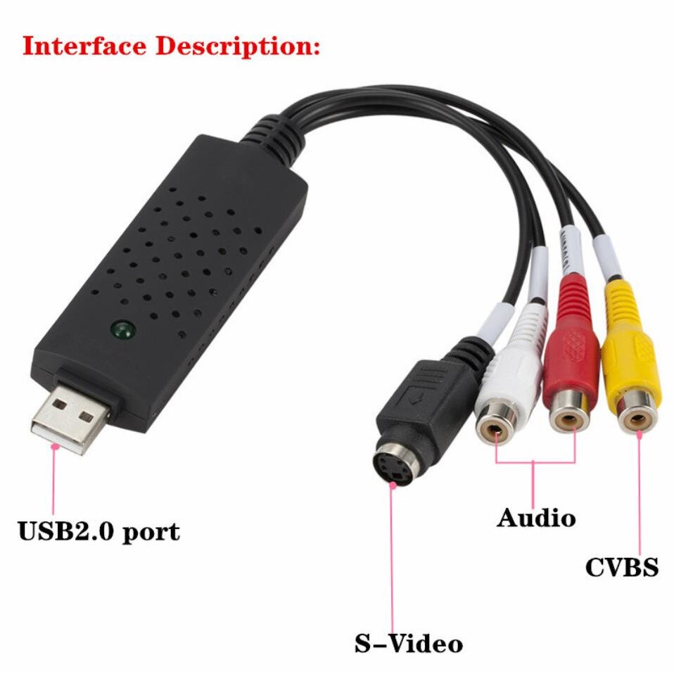 Adaptor audio/video, PARAFASA, USB 2.0, Negru - eMAG.ro