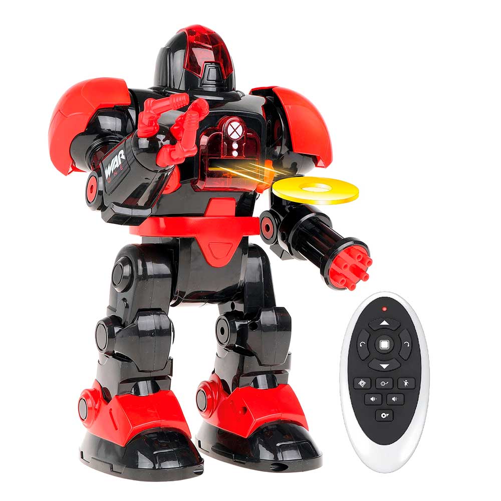 Disc-launching robot, távirányítóval - eMAG.hu