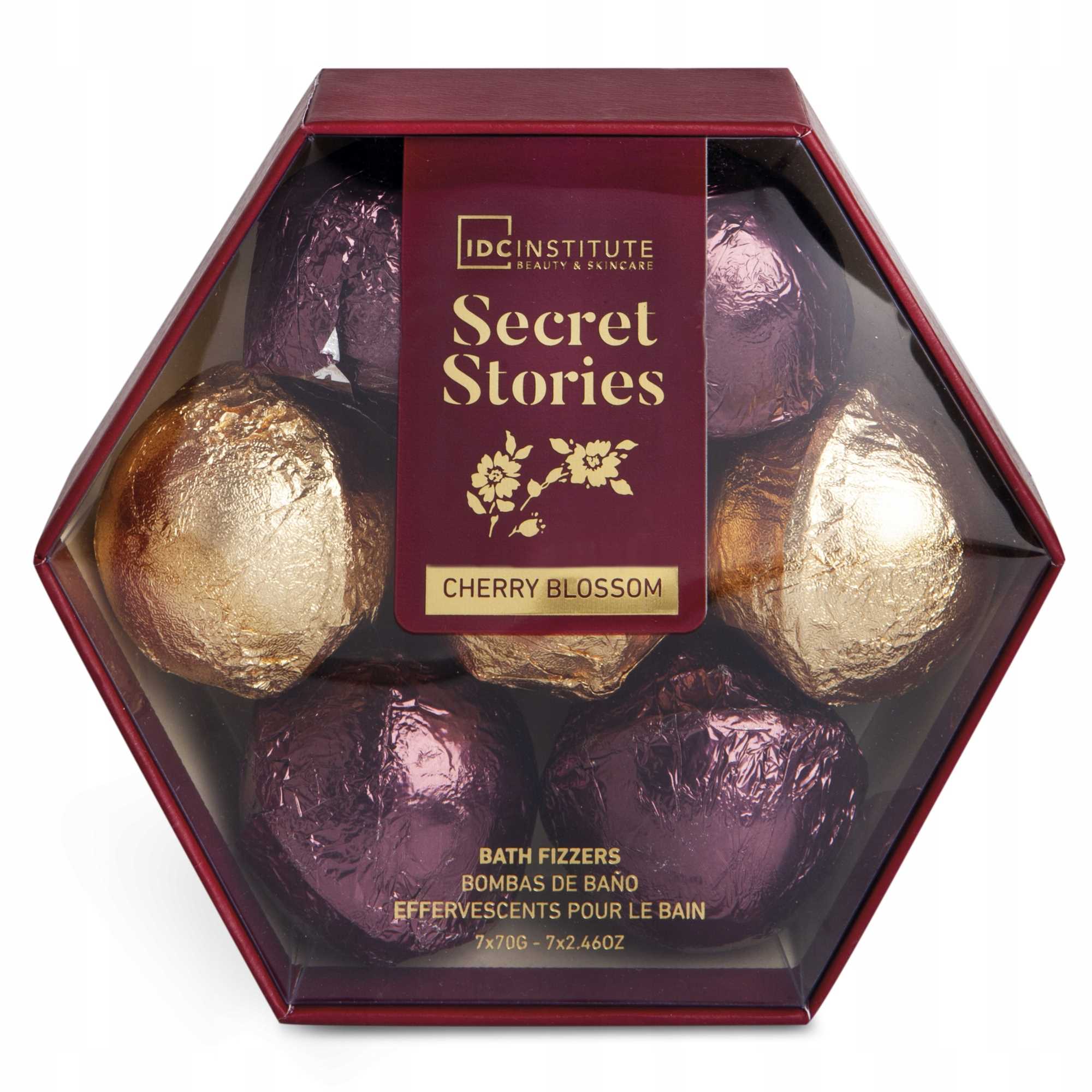 Set 7 bombe de baie IDC Institute, Secret Stories, Cherry Blossom ...