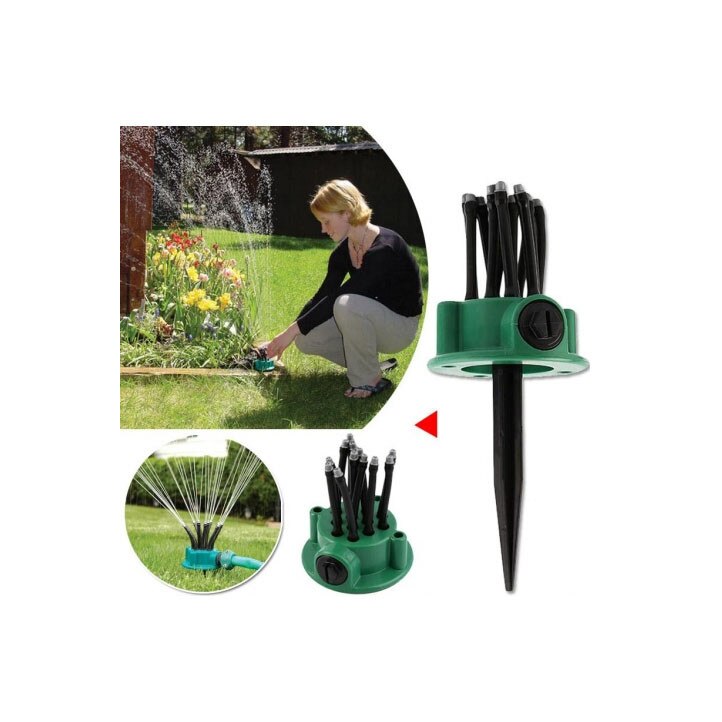 Aspersor pentru gradina Green Sprinkler, 306 de grade, usor de montat ...