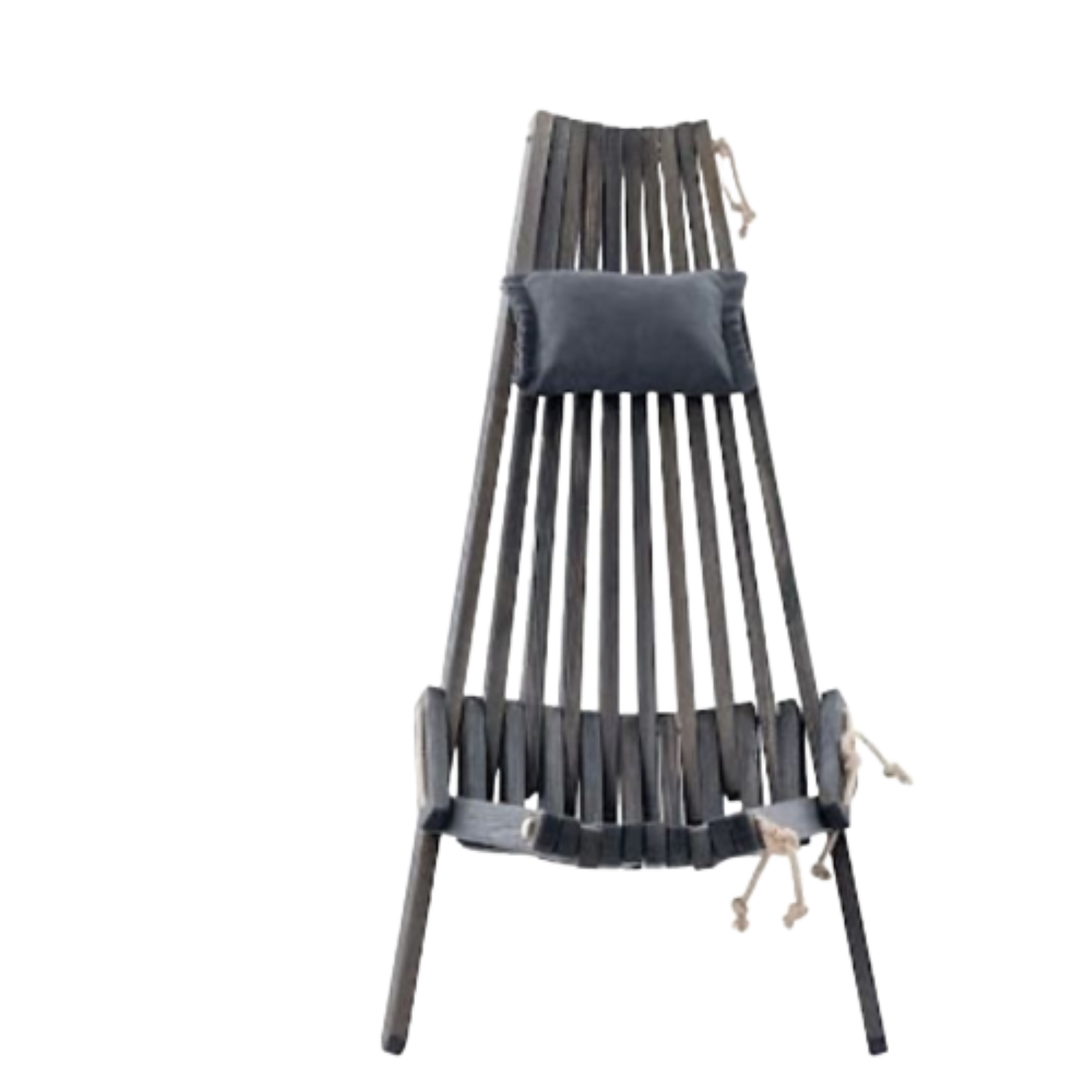 Scaun de gradina, Lemnart, Lemn, Pliabil, 50x80x100 cm, Antracit - eMAG.ro