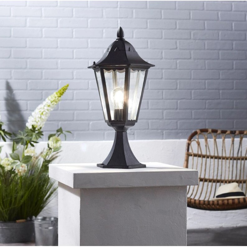 Felinar Vintage pentru Exterior/Gradina, 1xE27, 100W, culoare Negru ...