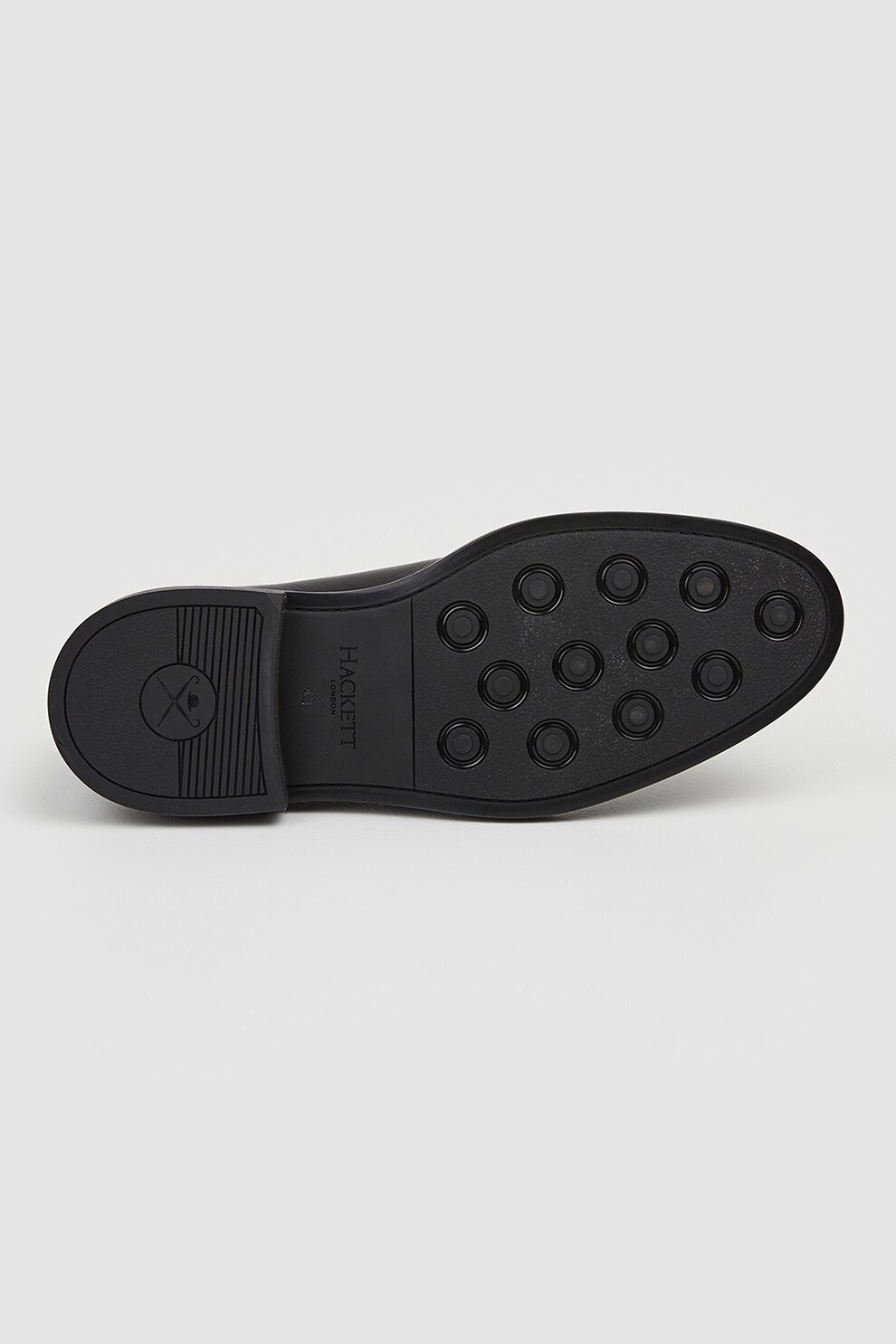 Hackett London, Pantofi derby de piele, Negru, 45 - eMAG.ro