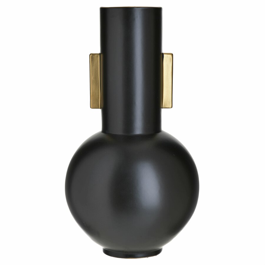 Vaza podea, Iedera, Dorothea, Ceramica, Negru, 28x28x50 cm - eMAG.ro