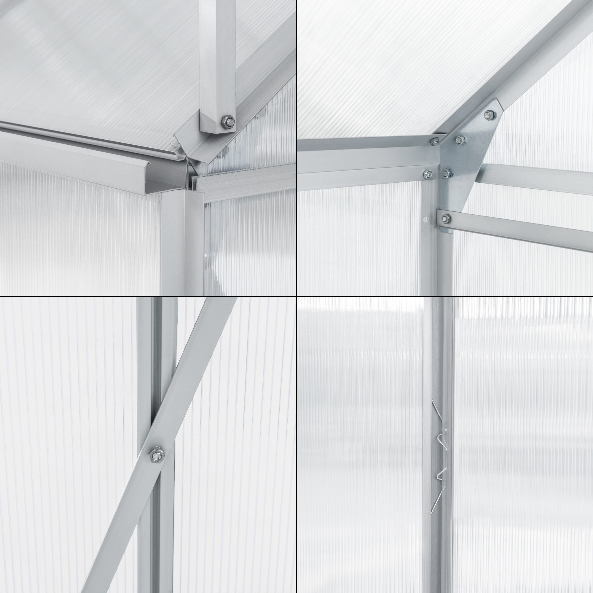 Sera gradina, en.casa, Oisterwijk, 250 x 190 x 195 cm, aluminiu ...