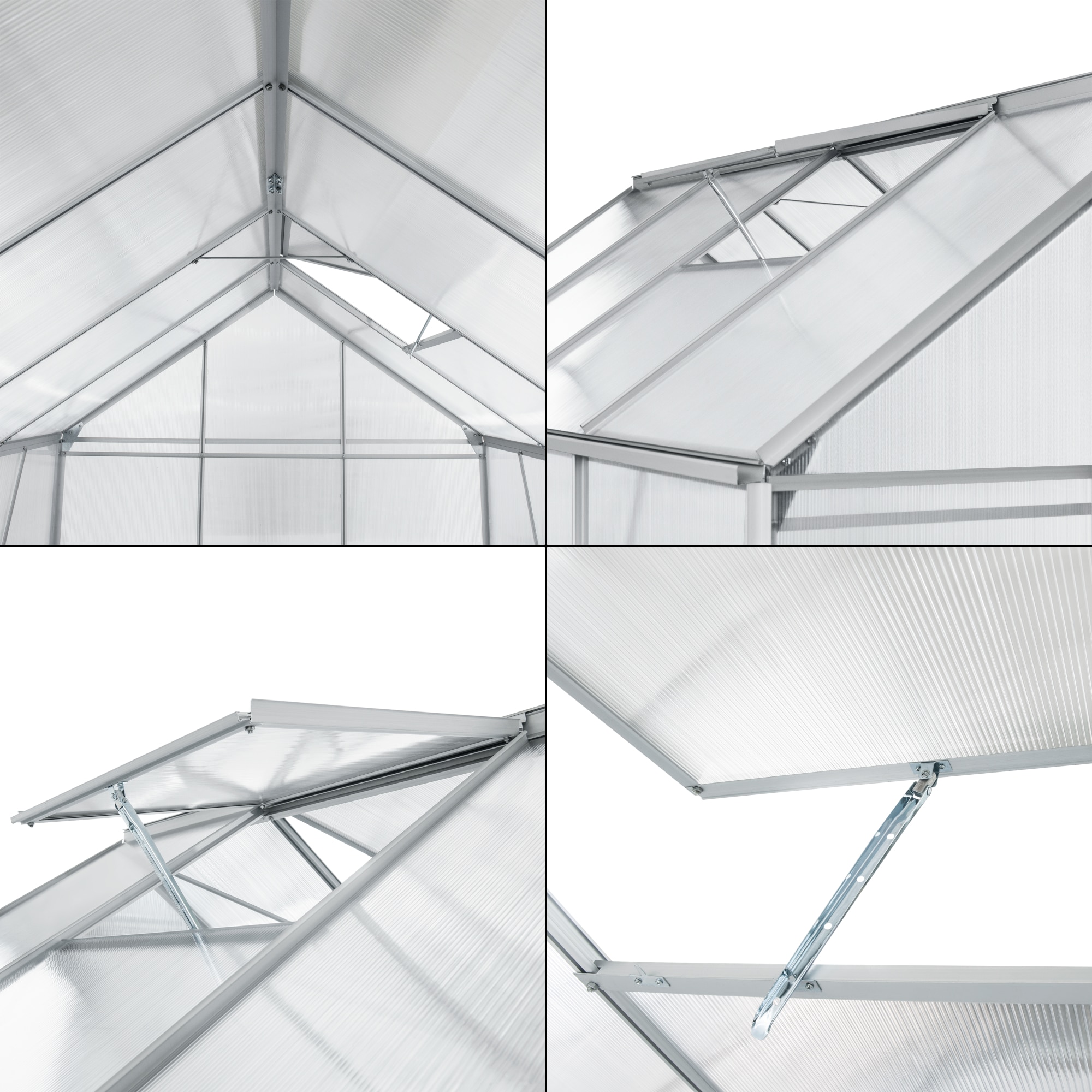 Sera gradina, en.casa, Oisterwijk, 250 x 190 x 195 cm, aluminiu ...