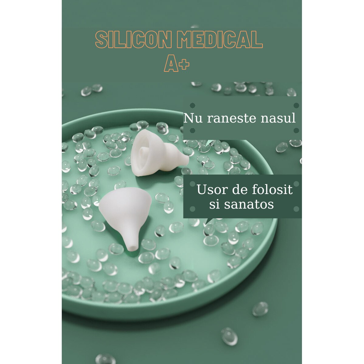 Aspirator nazal electric pentru bebelusi, Redkid, copii, portabil ...