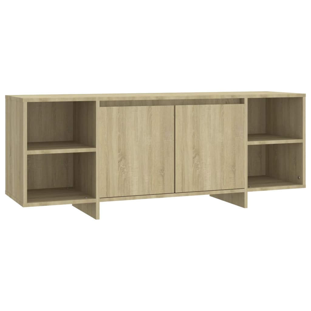 Comoda TV cu 2 usi, PAL, 130x35x50 cm, Stejar Sonoma - eMAG.ro