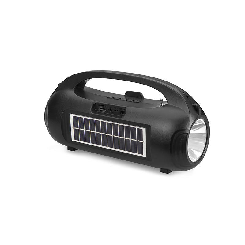 Boxa Portabila cu Radio, Incarcare Solara, Lanterna, Bluetooth, Card ...