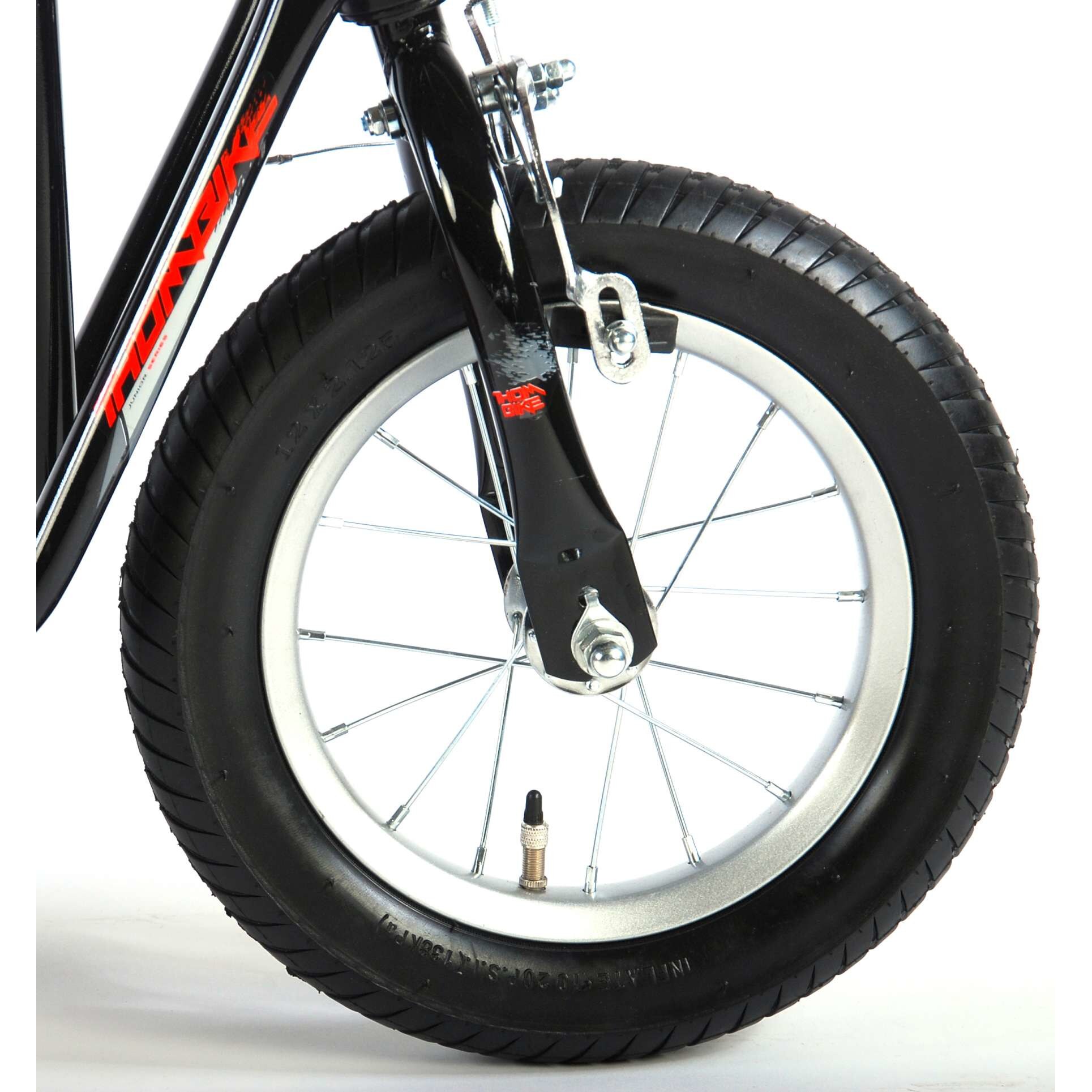 Trotineta copii, Volare Scooter, 12 inch, culoare negru/rosu - eMAG.ro