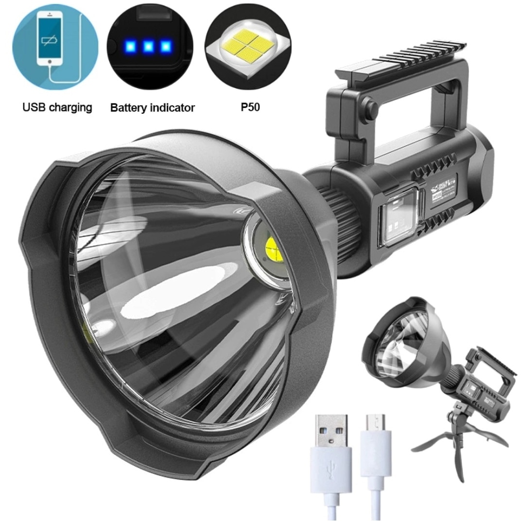 Lanterna led cu trepied, Searchlight, model W590, 10 W - eMAG.ro