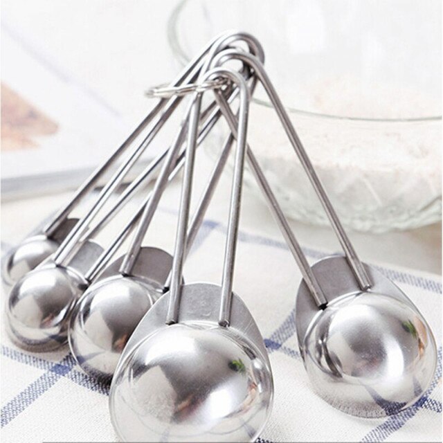 Set linguri Pufo de dimensiuni diferite din metal pentru masurat ...