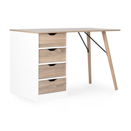 Birou alb Alberta 120x60x75 cm - eMAG.ro