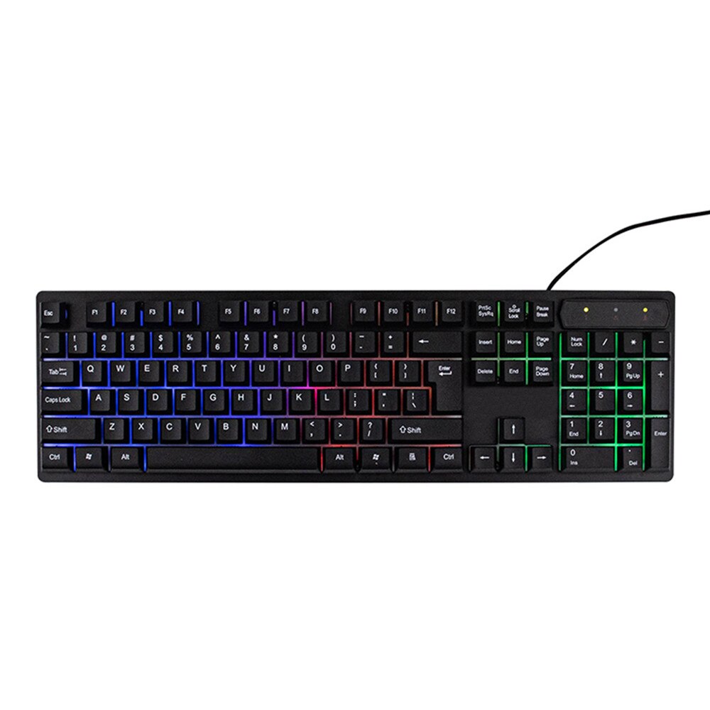 Tastatura Gaming cu iluminare LED RGB, Calitate superioara, Interfata ...