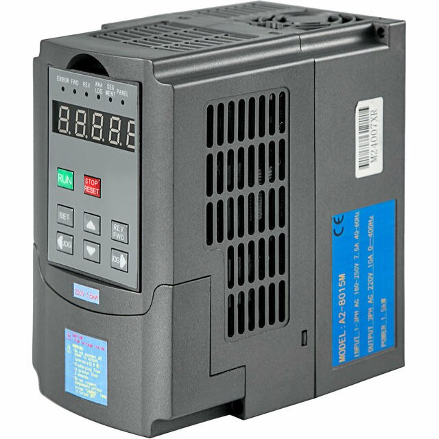 Convertizor de frecventa, 3 faze, 220V, 1,5kW, VFD, Gri - eMAG.ro