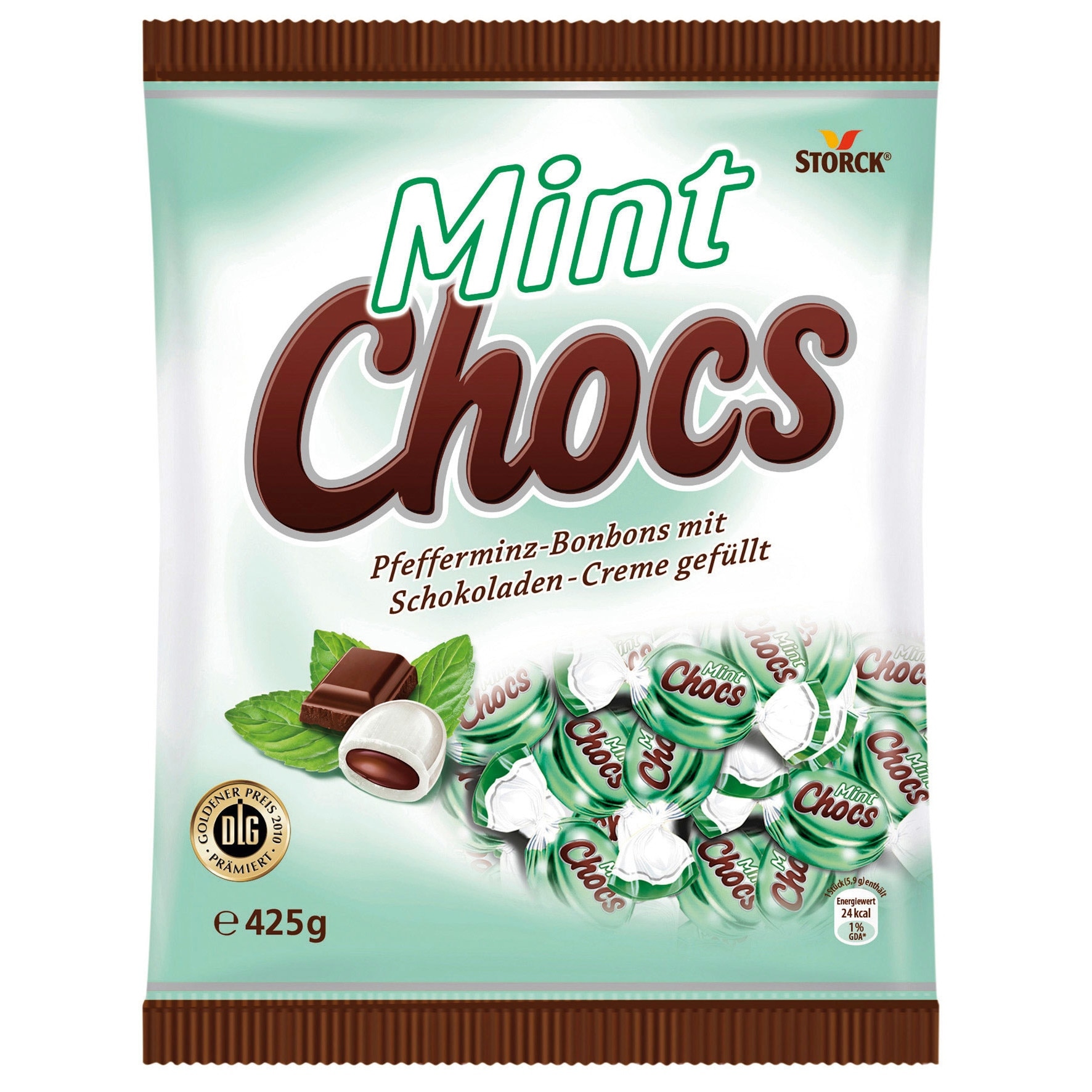 Bomboane mentolate umplute cu ciocolata 425g - eMAG.ro