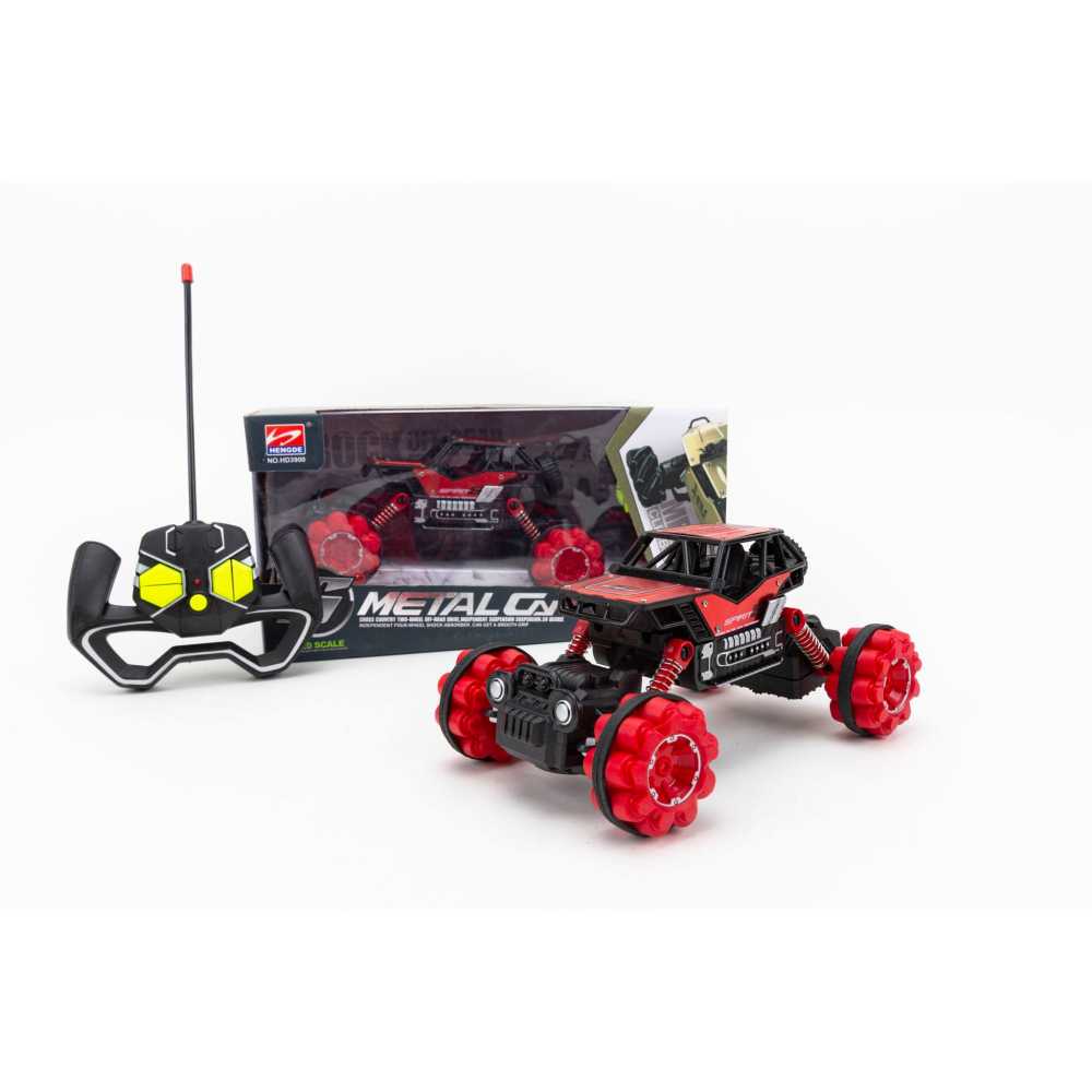 Masina off road cu telecomanda RC, scala 1:20 si roti supradimensionate ...