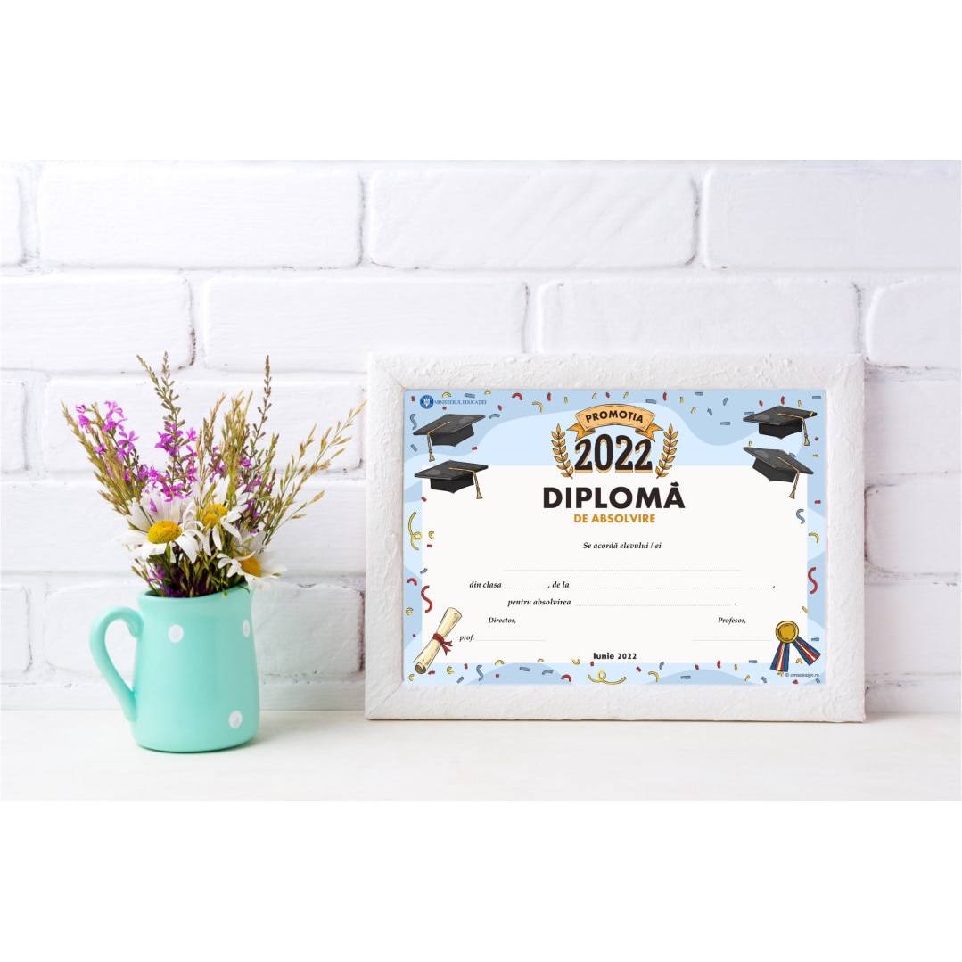 Set 100 Diplome scolare de absolvire, promotia 2022 - eMAG.ro