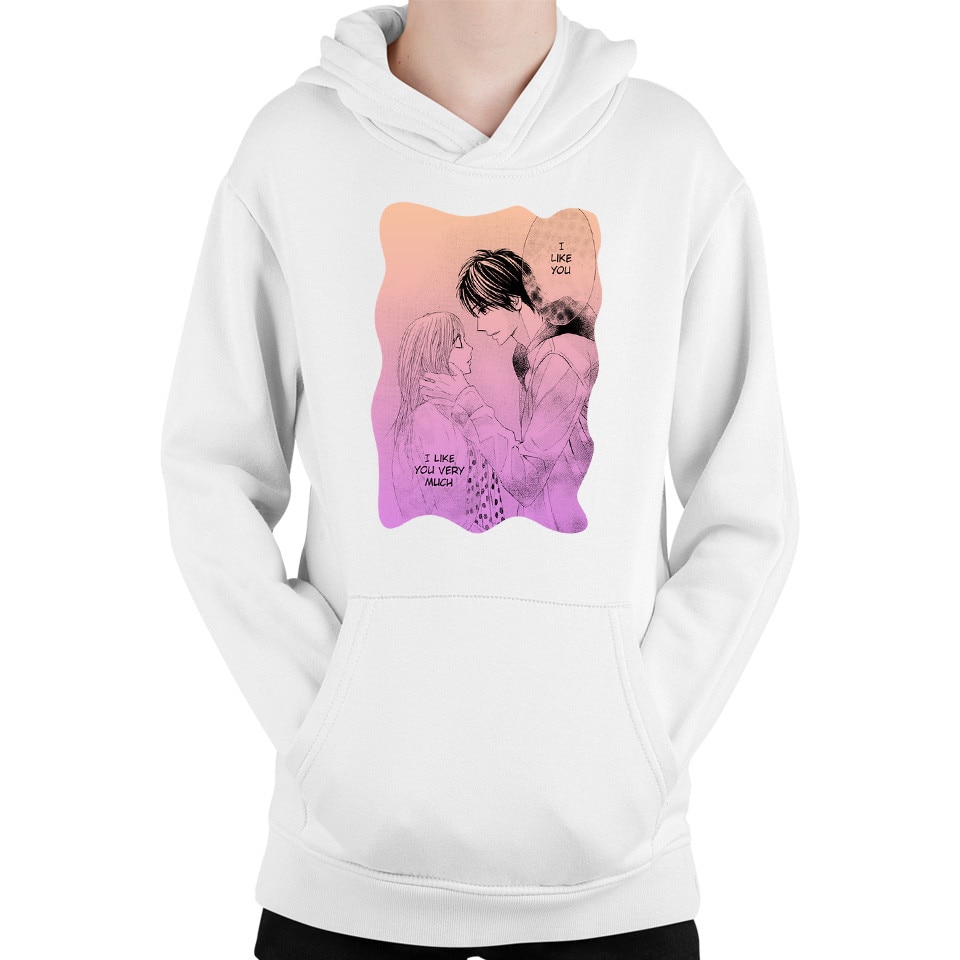 Детски суичър LDK Shuusei Aoi Couple Love Highschool Hug, Бял, Размер ...