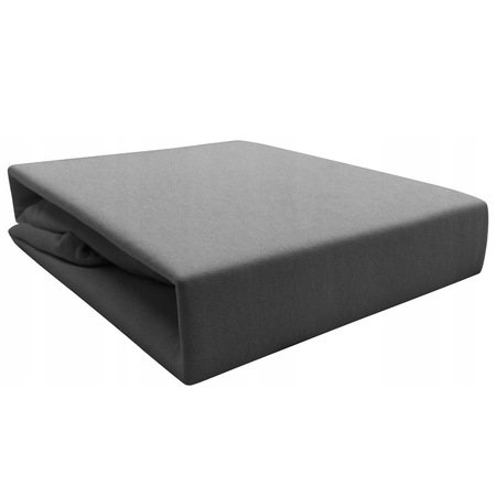 Cearceaf cu elastic, Jerseu, 120x200 grafit - eMAG.ro