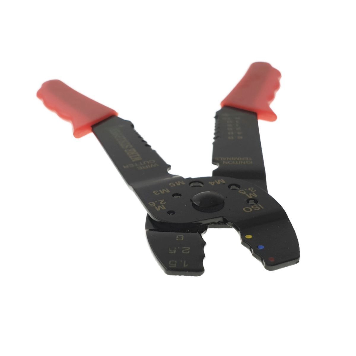 Cleste pentru dezizolare si sertizare cabluri, Negru Rosu, TCL-BBL5045 ...