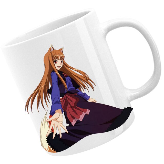 Чаша Spice And Wolf Holo Kitsune Dance Romance, Бял, 330 мл - eMAG.bg
