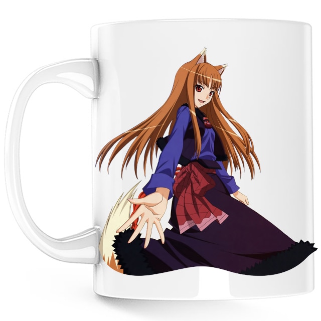 Чаша Spice And Wolf Holo Kitsune Dance Romance, Бял, 330 мл - eMAG.bg