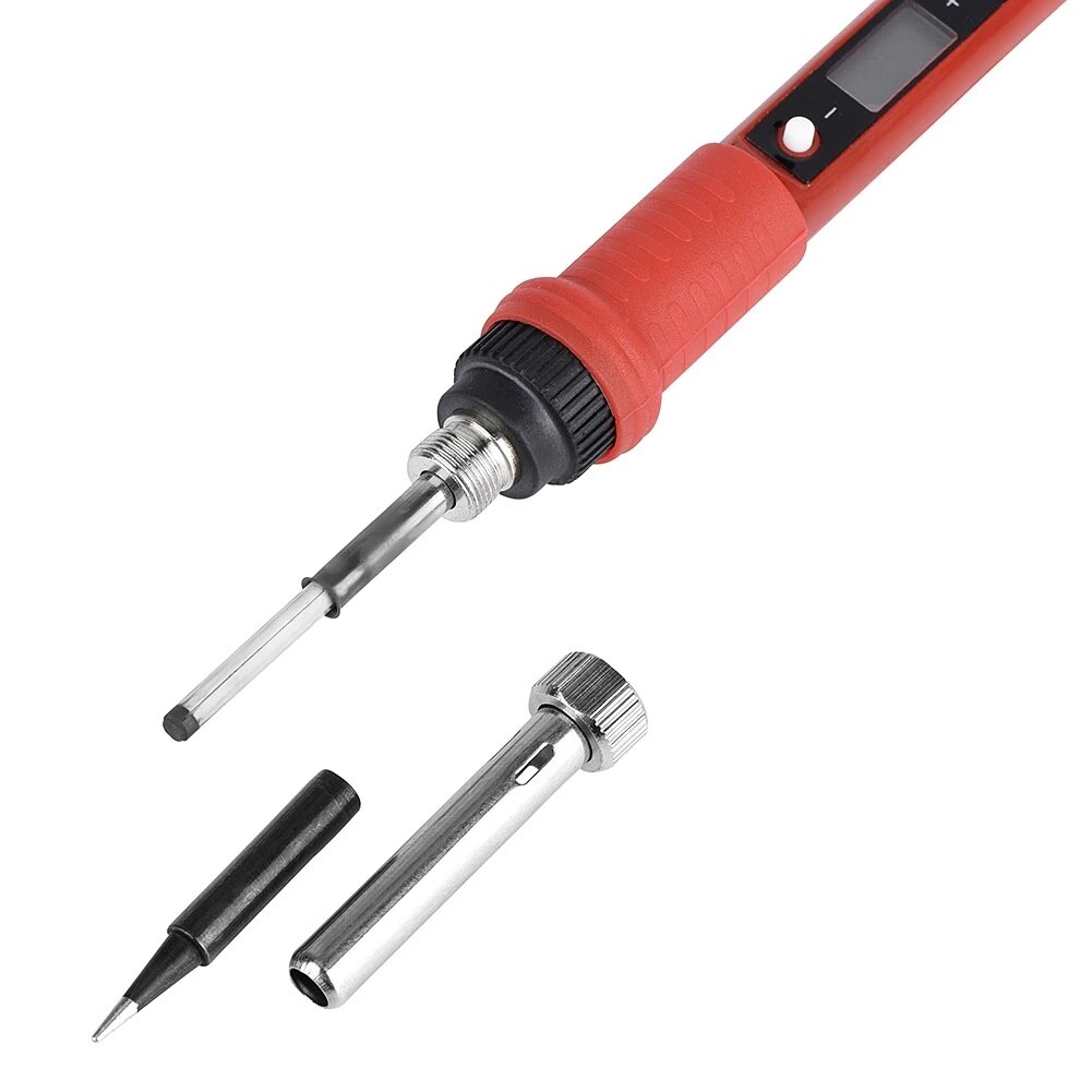 Комплект инструменти и поялник STELS 908S, 220V, 80W, 194x20mm, 1.4m ...