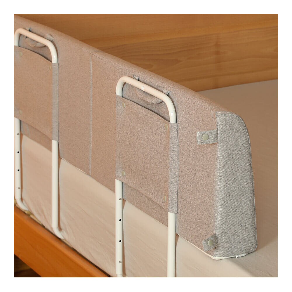 Protectie pat copil, pliabila si super portabila, H 30 cm, 120 cm, Gri ...